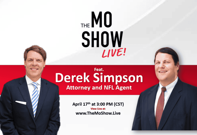 Mo Show Live with Derek Simpson | Attorney & NFL Agent | Huntsville
